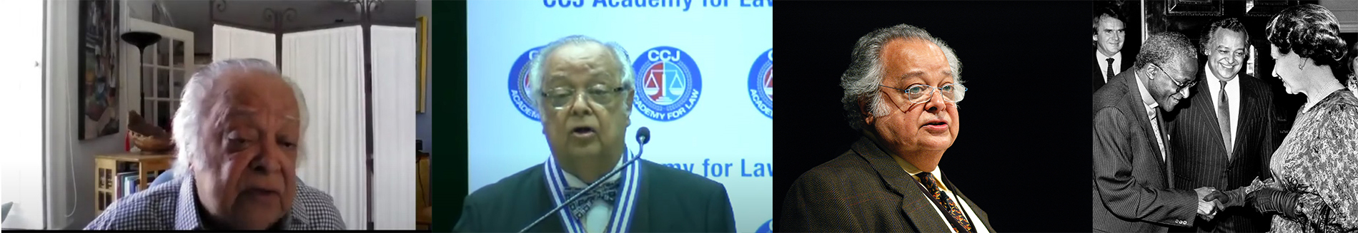 Shridath Ramphal montage of Round Table photos - The Round Table